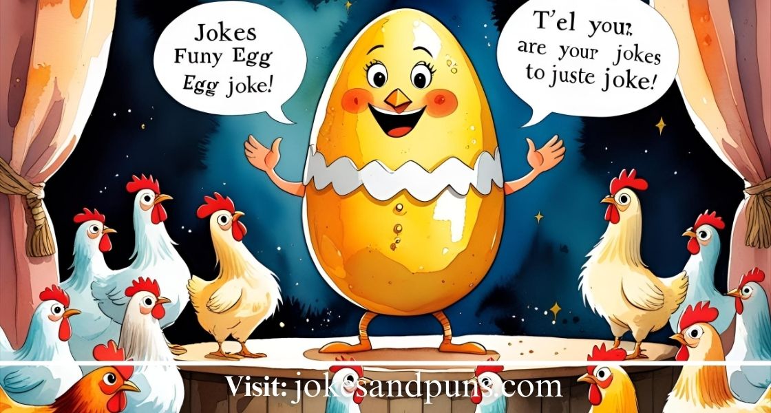 55+ Egg Jokes & Puns one liner