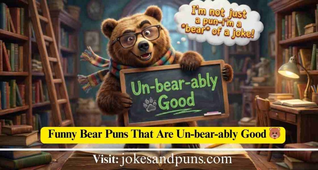 100+ Funny Bear Puns That Are Un-bear-ably Good 🐻