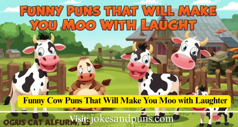 103+ Funny Cow Puns That Will Make You Moo with Laughter
